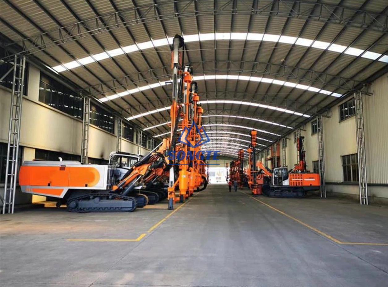 SDA-44 Automatic Integrated Air DTH Hammer Rig Built-in Air Compressor ...