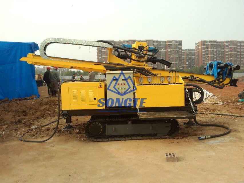 SA-150Q Crawler Type Multi-functional Anchor Drilling Rig 150m - Songte ...