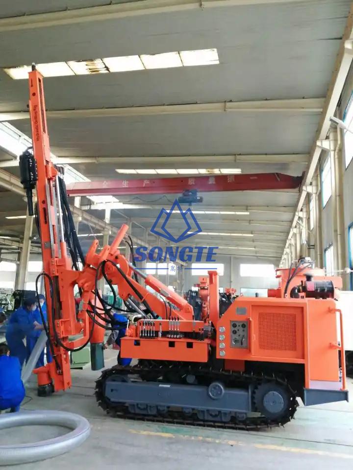 SA-168Y Hydraulic DTH Drilling Rig For Anchoring boreholes 100m ...