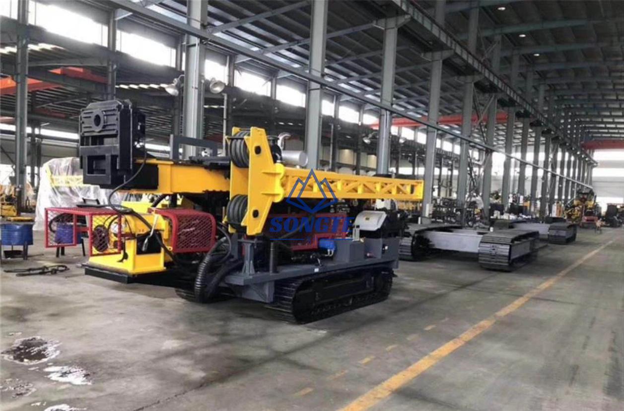 SCF-6 Crawler Diamond Wireline Coring Drilling Rig For Rock Samples ...