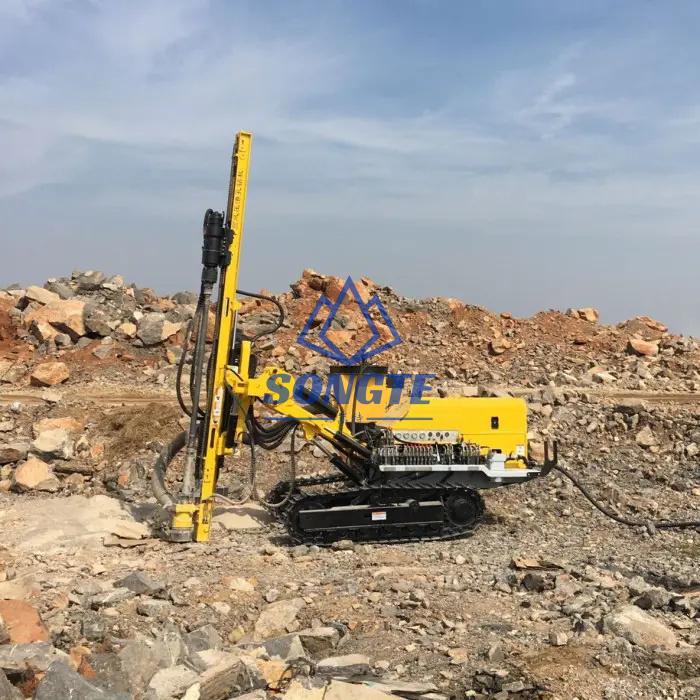 SD-140YA Crawler Type Multifunctional DTH Drilling Rig 60m Borehole ...