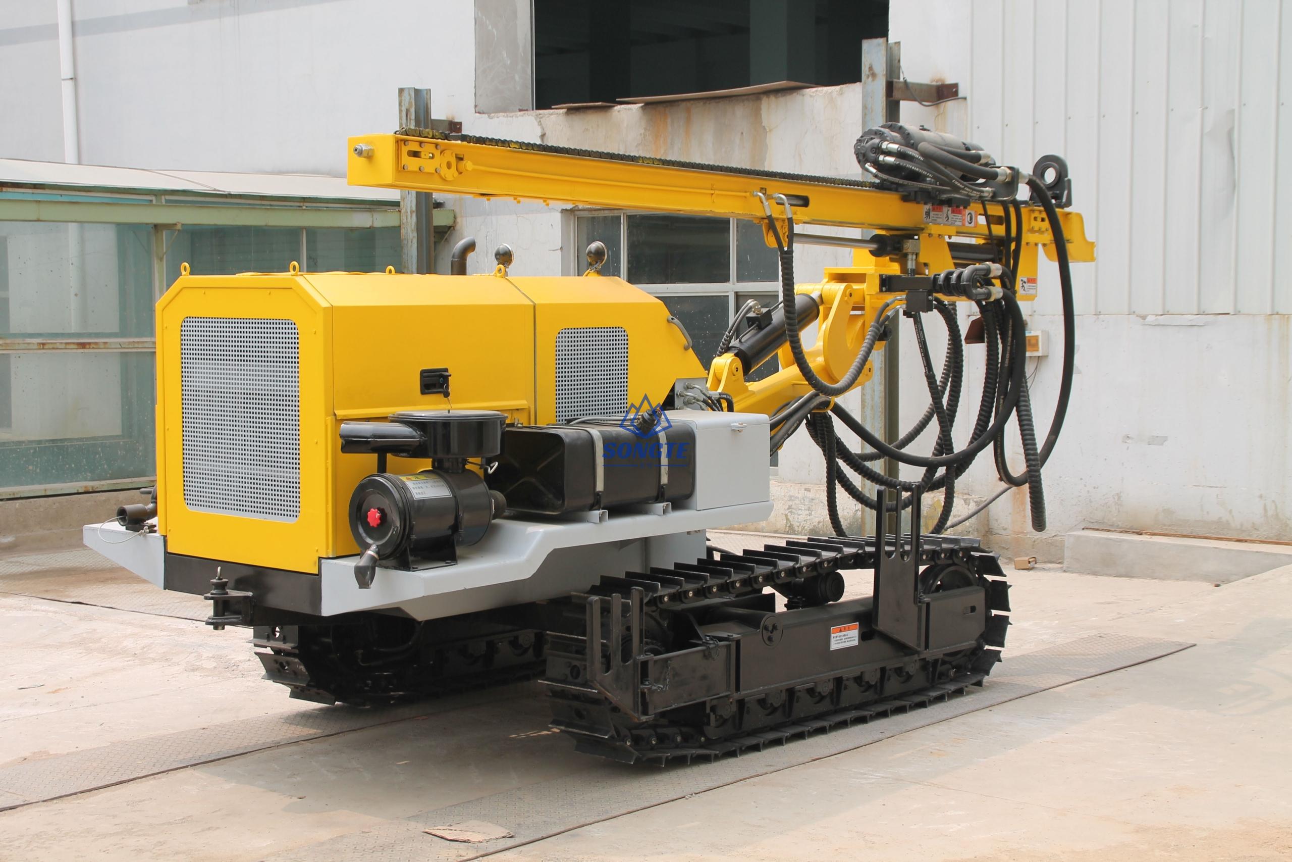 SD-140YA Crawler Type Multifunctional DTH Drilling Rig 60m Borehole ...