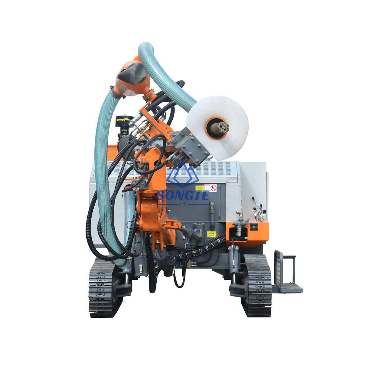 SD-545 Crawler Blasting Hole Drilling Rig Built-in Air Compressor ...