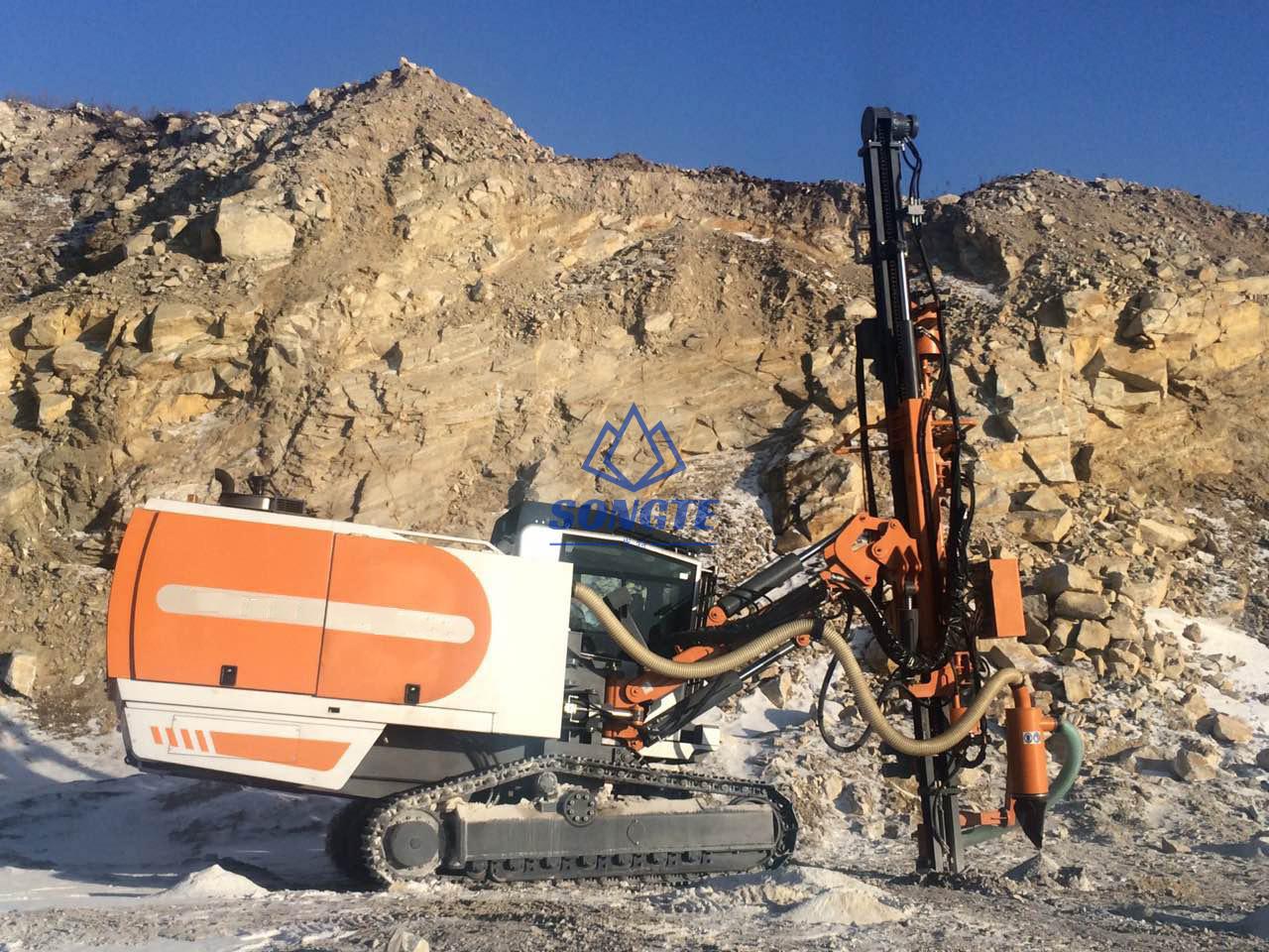 SDA-44 Automatic Integrated Air DTH Hammer Rig Built-in Air Compressor ...