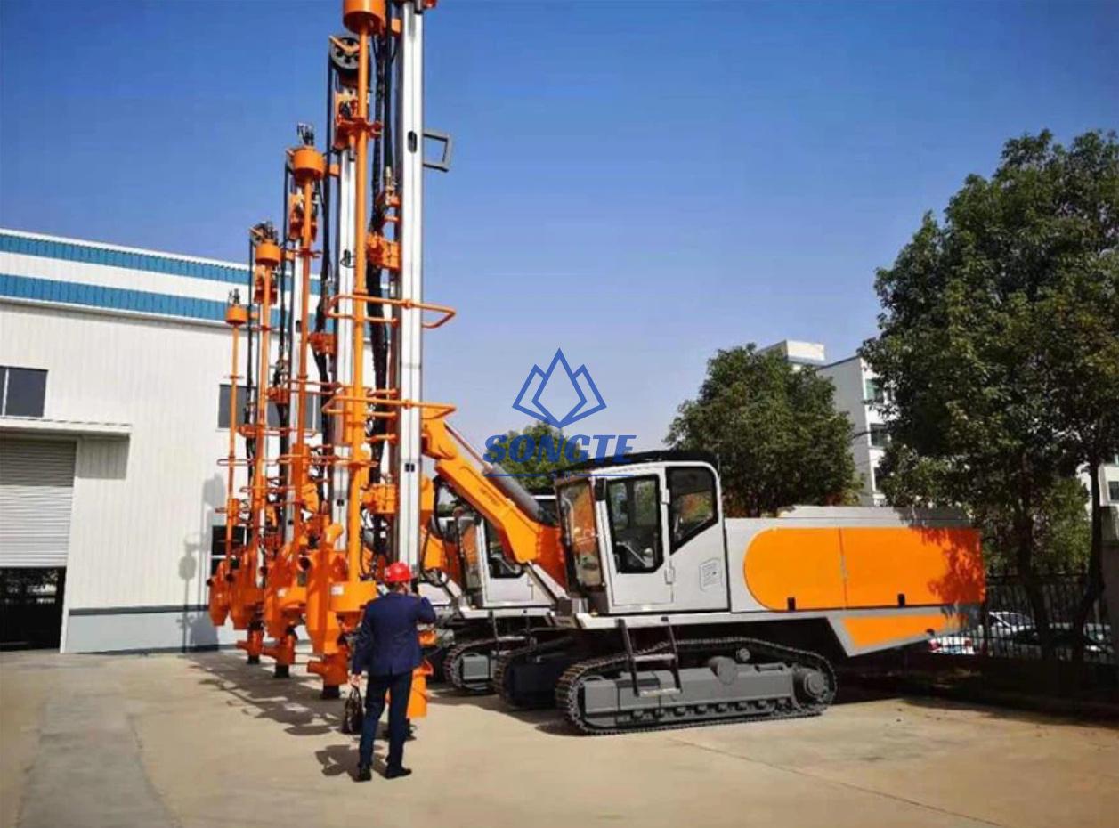 SDA-46 Automatic Rod Change Integrated DTH Drilling Rig Built-in Air ...