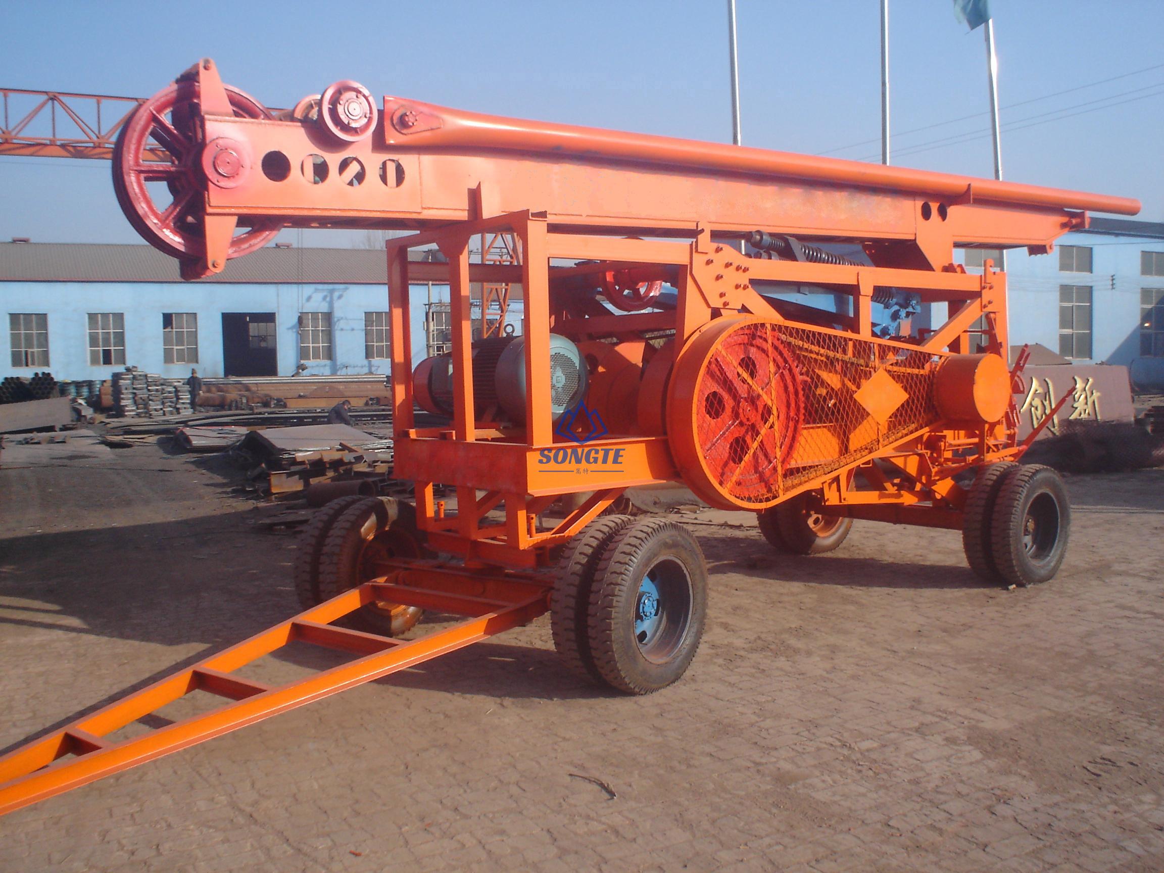 SP-8A Cable Percussion Drilling Rig For Large Boreholes 300m - Songte ...