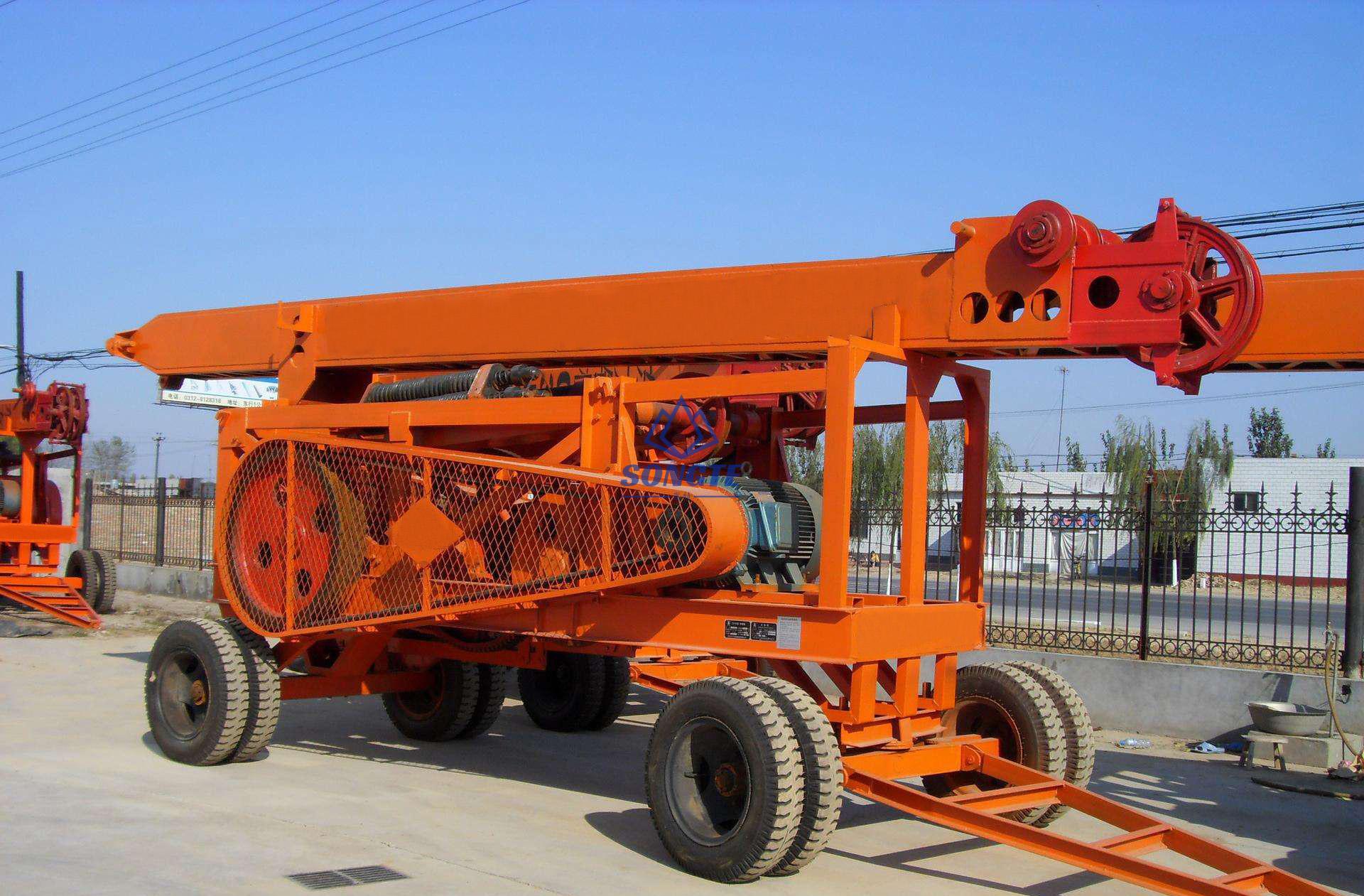 SP-8A Cable Percussion Drilling Rig For Large Boreholes 300m - Songte ...