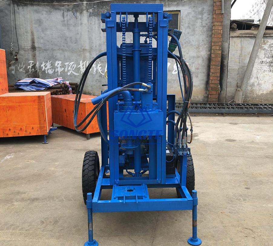 150m Trailer Type Small Water Well Drilling Rig (SW-150W) - Songte The ...