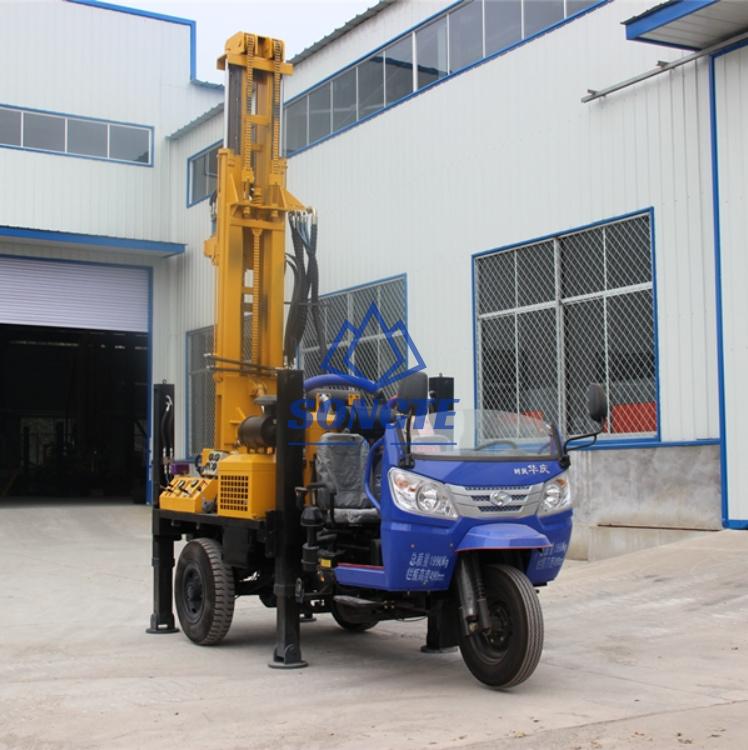 200m Tricycle Mounted Water Drilling Machine (SW-200SL) - Songte The ...