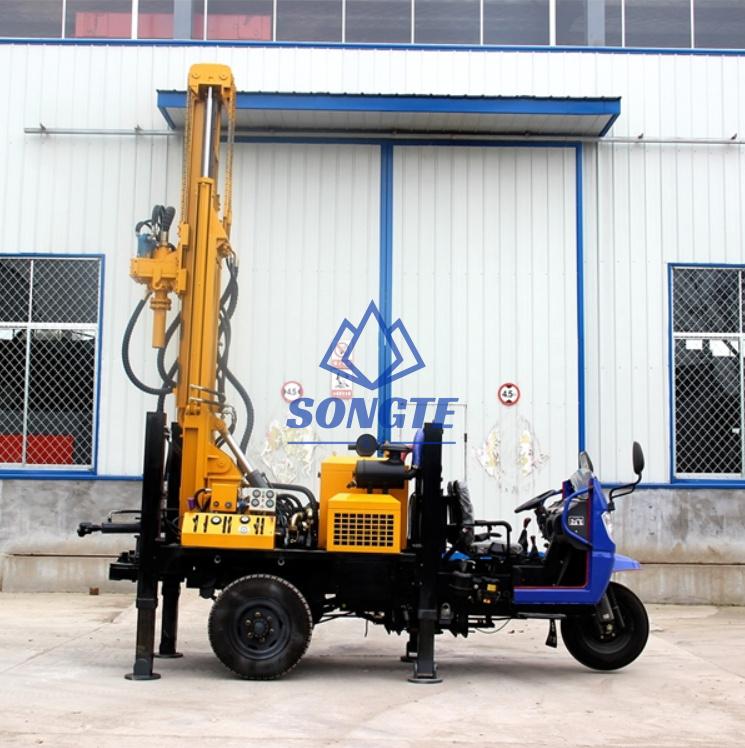 200m Tricycle Mounted Water Drilling Machine (SW-200SL) - Songte The ...