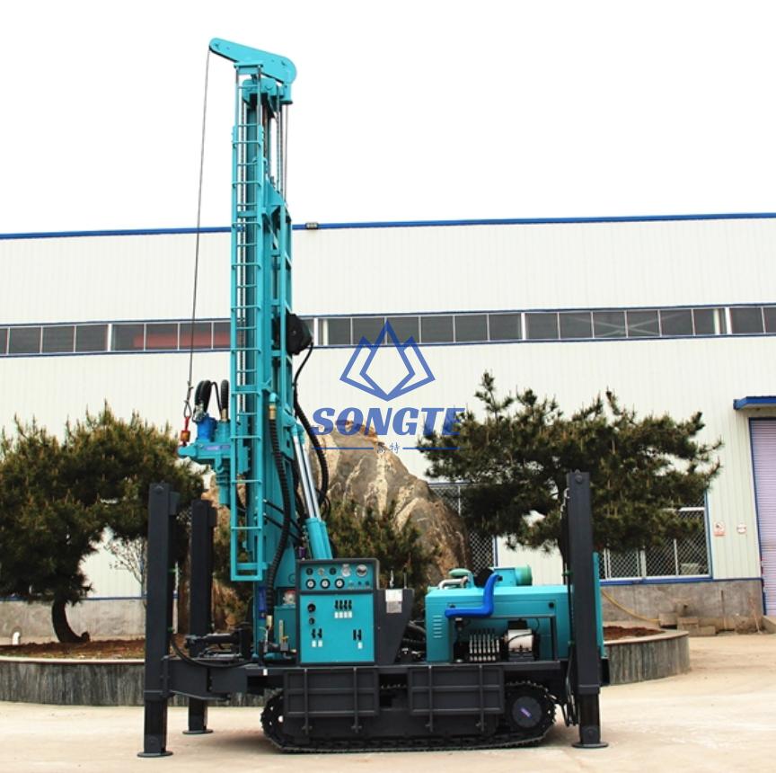 350m Crawler Mounted Borehole Drilling Rig For Water (SW-350C) - Songte ...