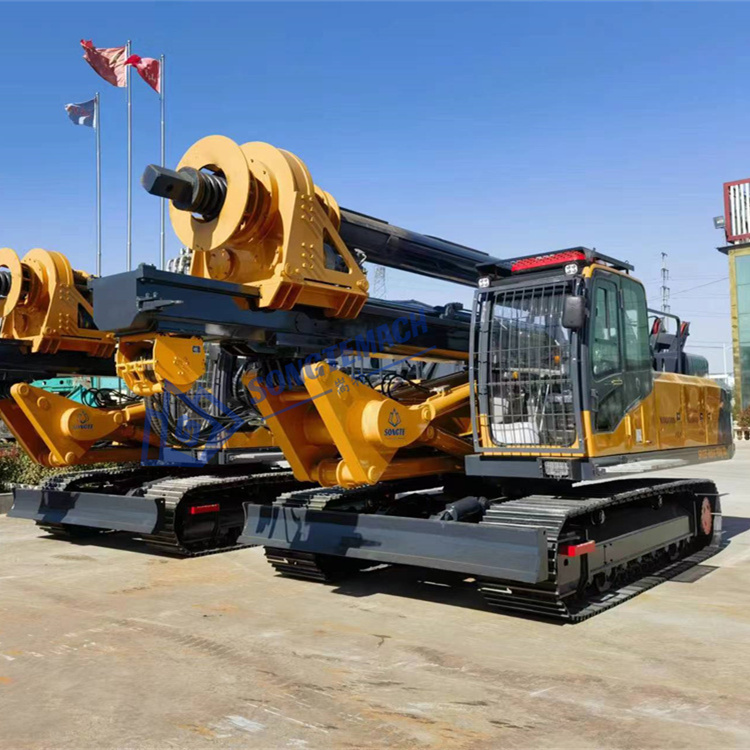 Hydraulic Rotary Piling Machine for Bored Piles 25m SR-825 - Songte The ...