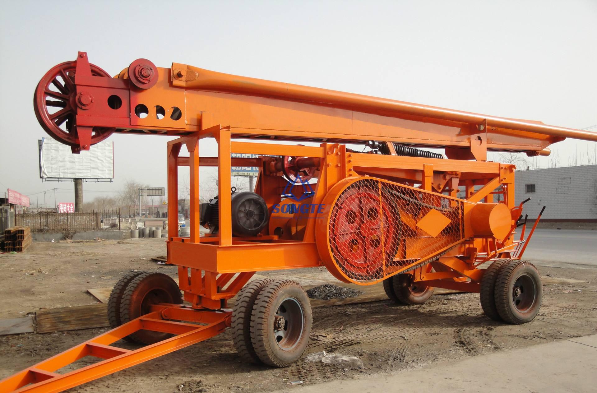 SP-10A Cable Percussion Drilling Rig For Water Well Drilling 400m ...