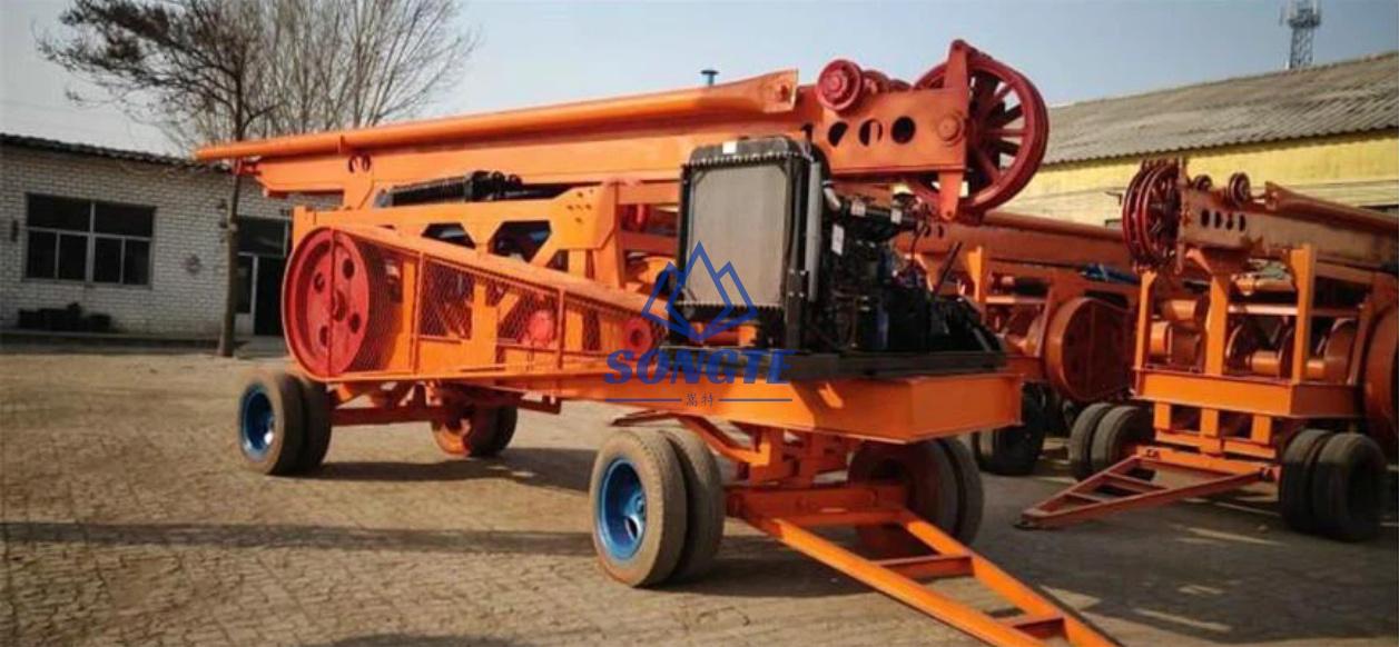 SP-10A Cable Percussion Drilling Rig For Water Well Drilling 400m ...