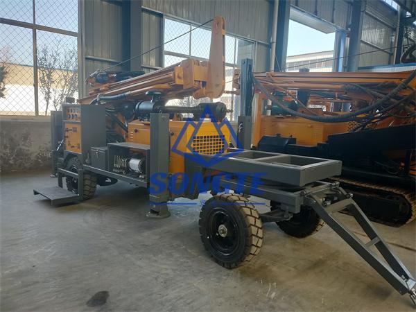 200m Trailer Mounted Water Well Drill Rig Small Borewell Drilling Rig (SW-200C) - Songte The ...