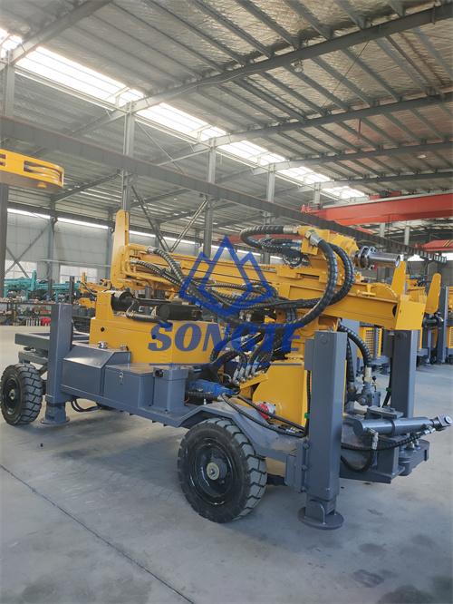 200m Trailer Mounted Water Well Drill Rig Small Borewell Drilling Rig (SW-200C) - Songte The ...