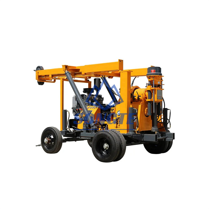 300m Trailer Mounted Hydraulic Well Drilling Machine (SW-3) - Songte ...