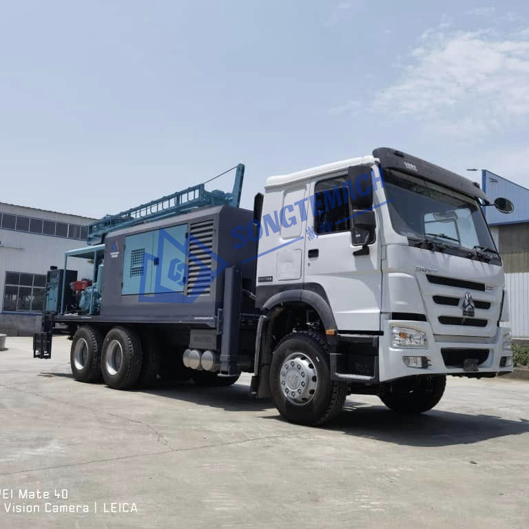 Truck Mounted Drilling Rig For 300m Deep Water Wells (SW-300T) - Songte ...