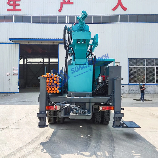 Truck Mounted Drilling Rig For 300m Deep Water Wells (SW-300T) - Songte ...